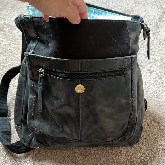 The Sak | Bags | The Sak Ventura Black Leather Convertible Backpack ...